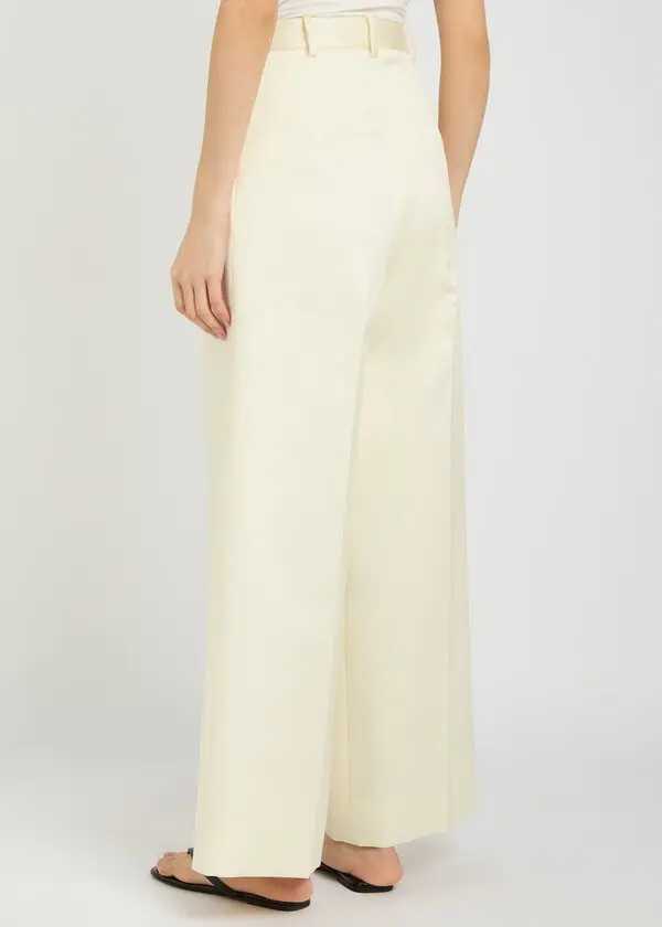VORANIDA Wide-leg Woven Trousers - Beige