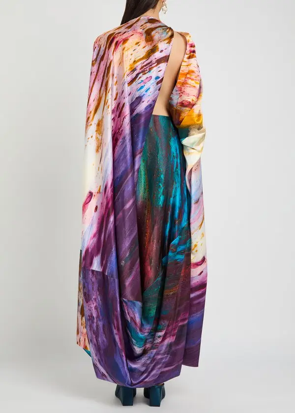 ROKSANDA Printed Silk Maxi Dress