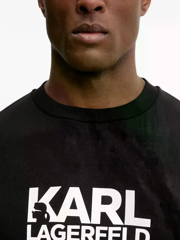 Karl Lagerfeld Logo-print Sweatshirt - Black