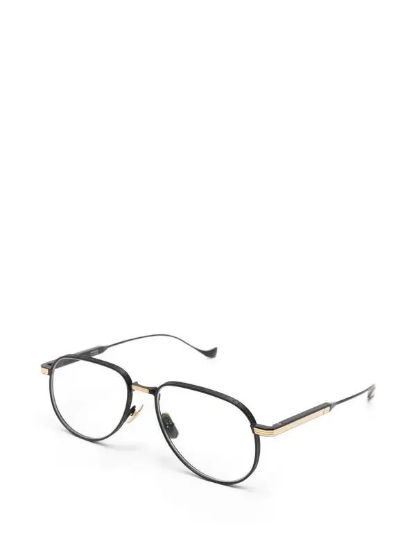 CUTLER & GROSS Pembroke Pilot-frame Glasses - Black