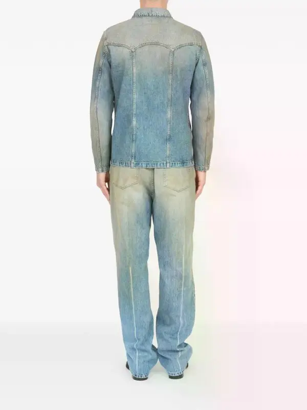 MAISON MARGIELA Chest-pockets Denim Jacket - Blue