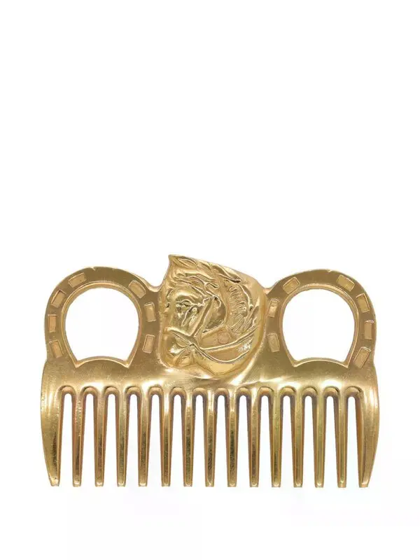 Hermès Horse-motif Comb - Gold