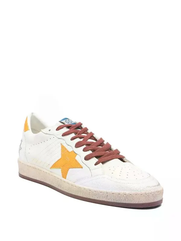 GOLDEN GOOSE Ball Star Leather Sneakers - Neutrals