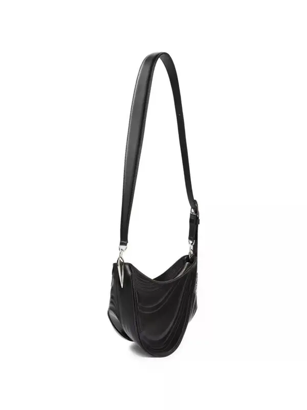 MUGLER Ruched-detail Crossbody Bag