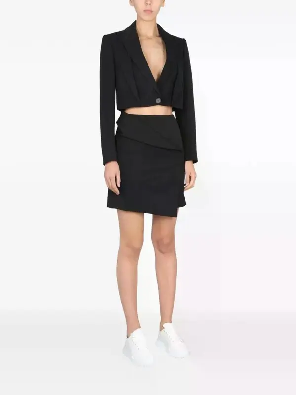 Alexander McQueen Cropped Blazer