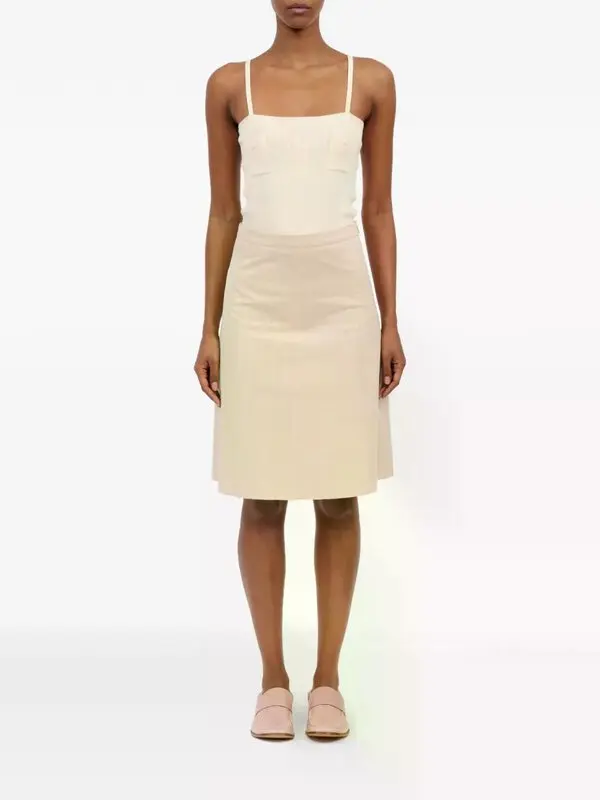 MAISON MARGIELA Pleated Poplin Skirt