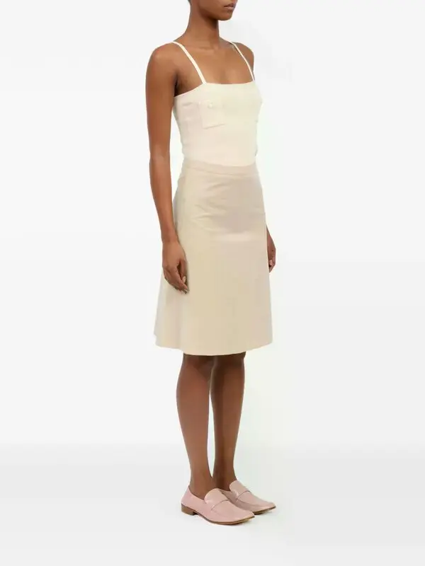 MAISON MARGIELA Pleated Poplin Skirt
