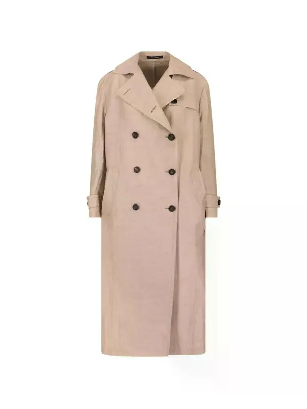 Tagliatore Bonny Double-breasted Belted Trench Coat