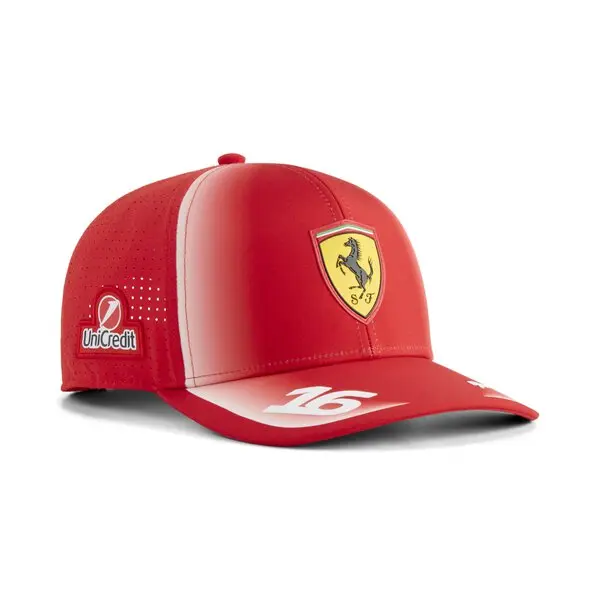 PUMA Scuderia Ferrari Replica Leclerc Adjustable Cap - Red
