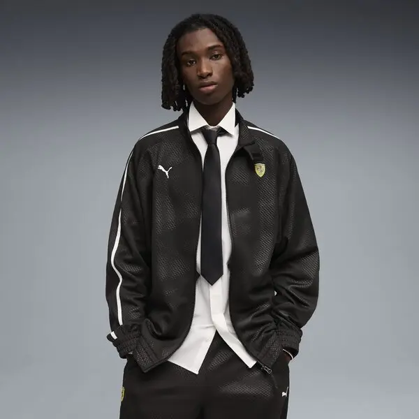 PUMA Scuderia Ferrari T7 Oversized Track Jacket - Black