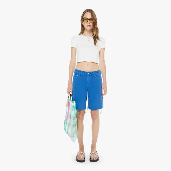 MOTHER The Down Low Undercover Denim Shorts - Multi