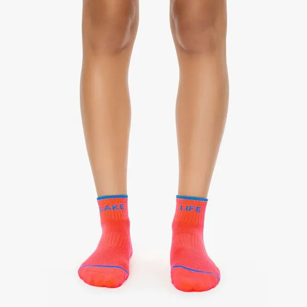 MOTHER Baby Steps Ankle Lake Life Socks - White