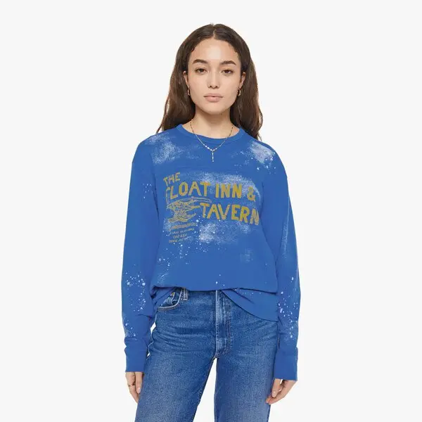 MOTHER The Player Float Inn & Tavern T-shirt - Blue