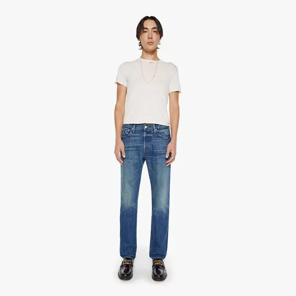 MOTHER The Mega Neat I'll Have My Usual Jeans - Blue