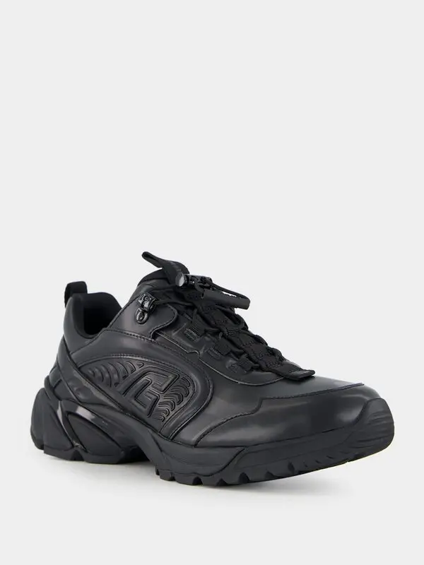 Balmain Cosmic Dust Low-top Sneakers - Black