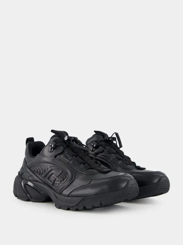 Balmain Cosmic Dust Low-top Sneakers - Black