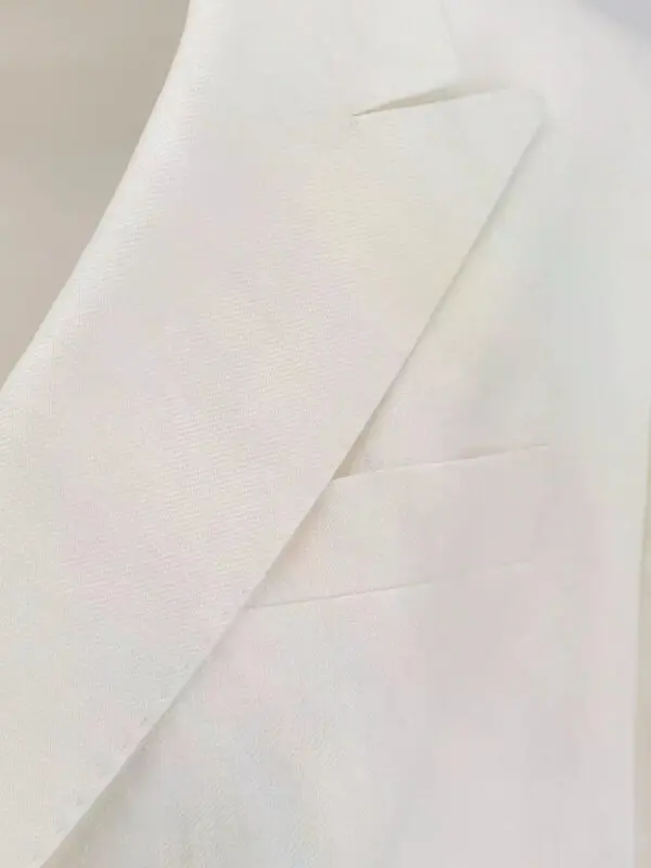 Tagliatore Double-breasted Buttoned Suit - White