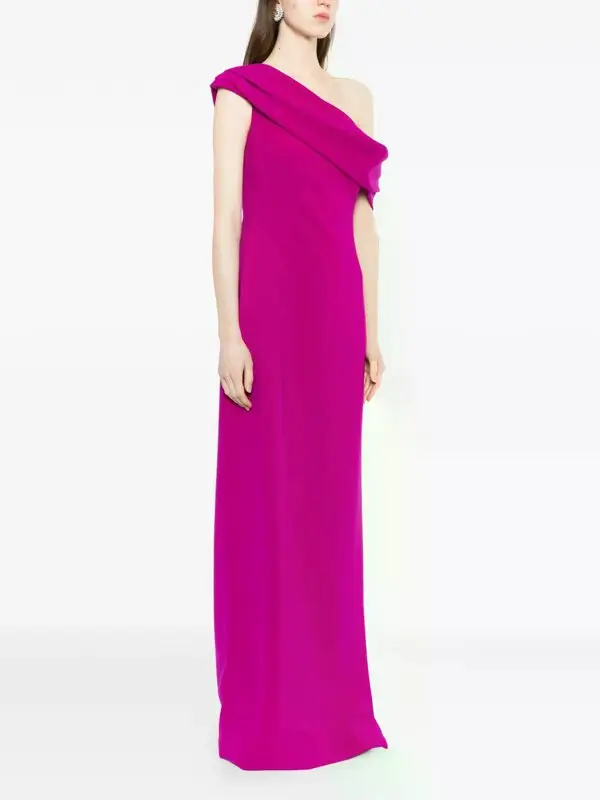 Amsale Off-shoulder Maxi Dress