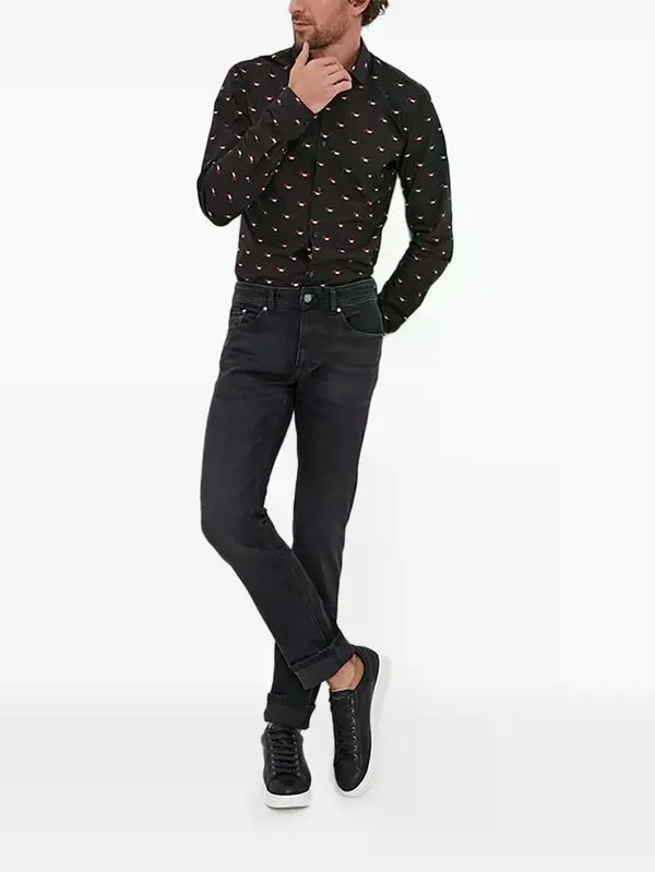 Karl Lagerfeld Logo Patch Denim