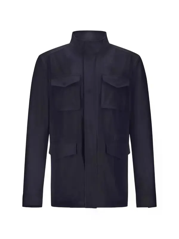 Herno Flap Pockets Field Jacket - Blue