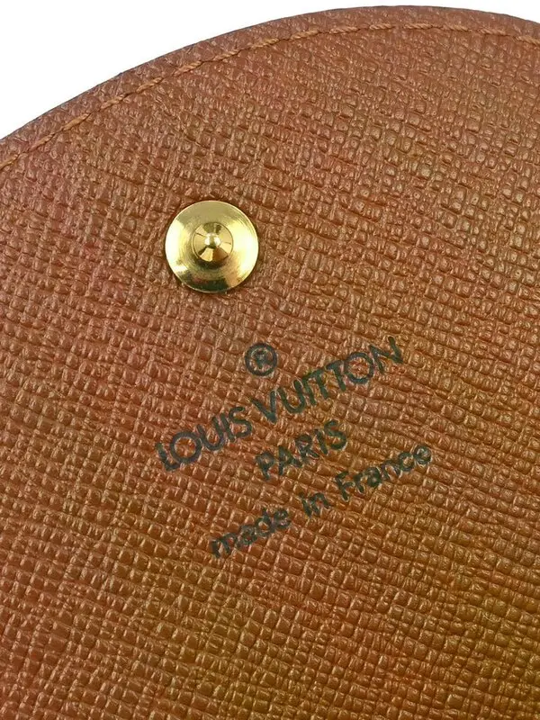 LOUIS VUITTON 2004 Gousset Monogram Coin Case