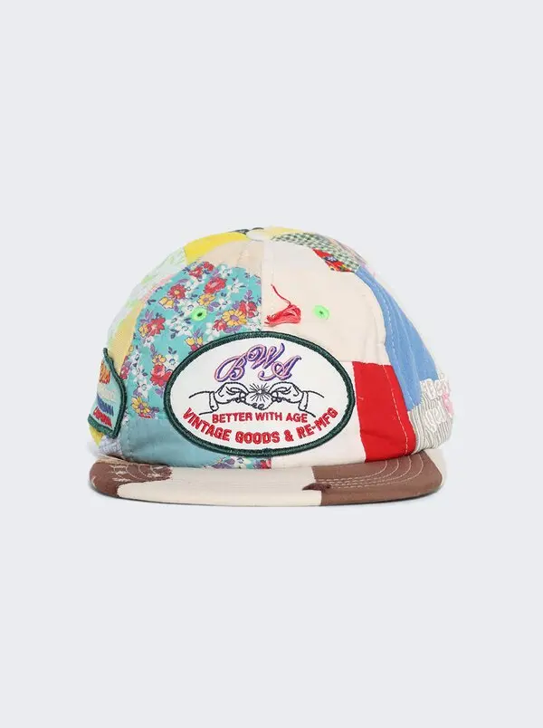 BETTER WITH AGE Tribute Reconstructed Quilt Hat - Multicolor