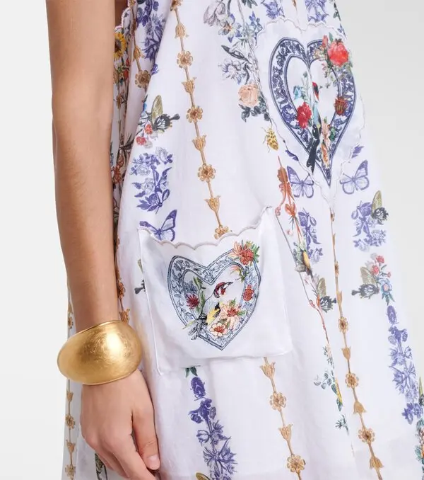 Camilla Printed Cotton Minidress