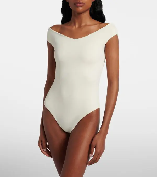 TALLER MARMO Romy Fringed Swimsuit And Beach Cover-up Set - White