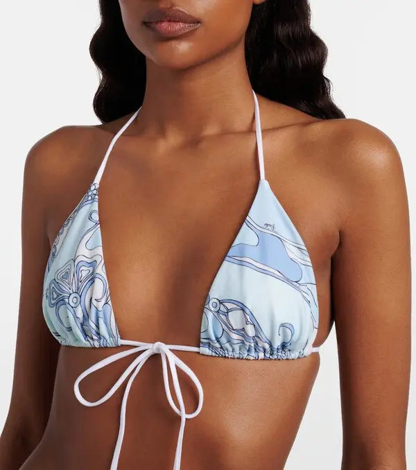 Emilio Pucci Orchidee Bikini Top