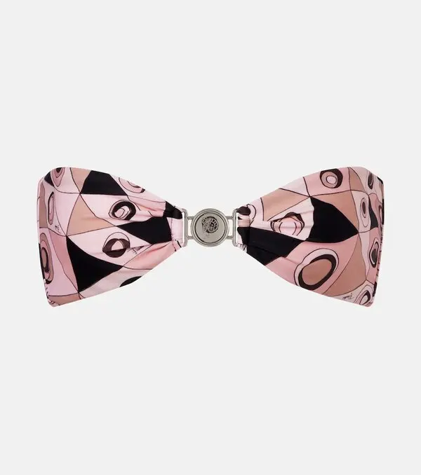 Emilio Pucci Occhi Bandeau Bikini Top - Pink