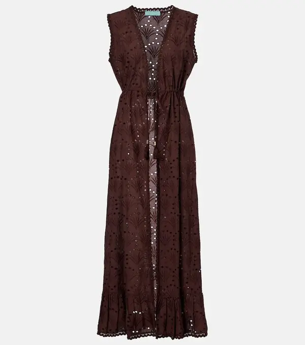Melissa Odabash Tessa Cotton Beach Cover-up - Brown