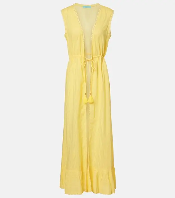 Melissa Odabash Tessa Cotton Beach Cover-up - Yellow