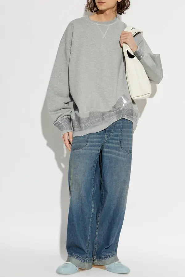 MAISON MARGIELA Asymmetrical-cut Sweatshirt