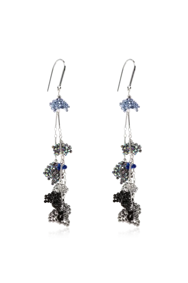 Isabel Marant Earrings With Crystals - Silver