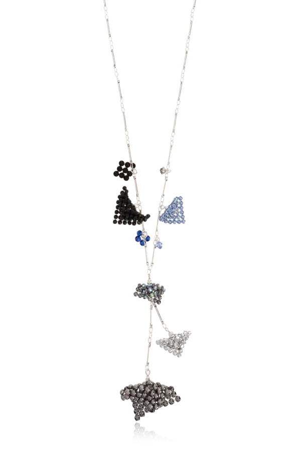 Isabel Marant Crystal Pendant Necklace - Silver