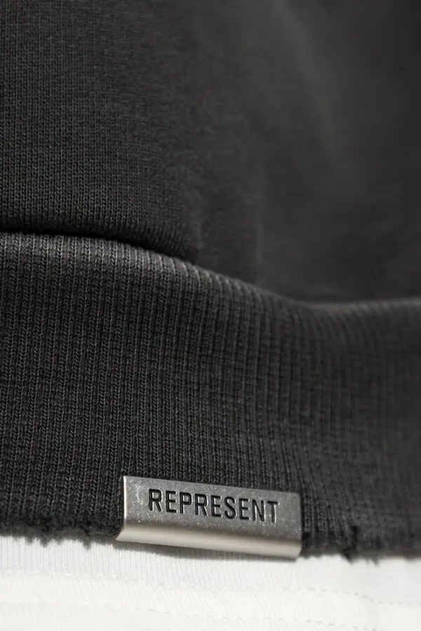 REPRESENT Printed Cotton Knit Sweatshirt