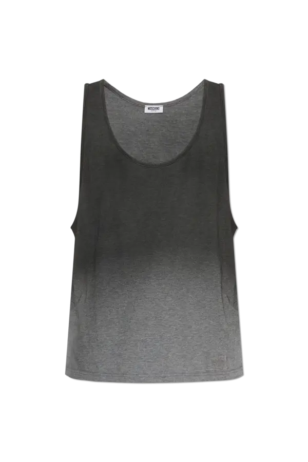 Moschino Sleeveless T-shirt With Ombre Effect