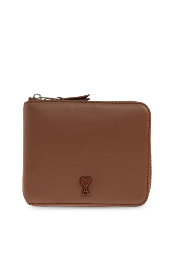 Ami Leather Wallet - Brown