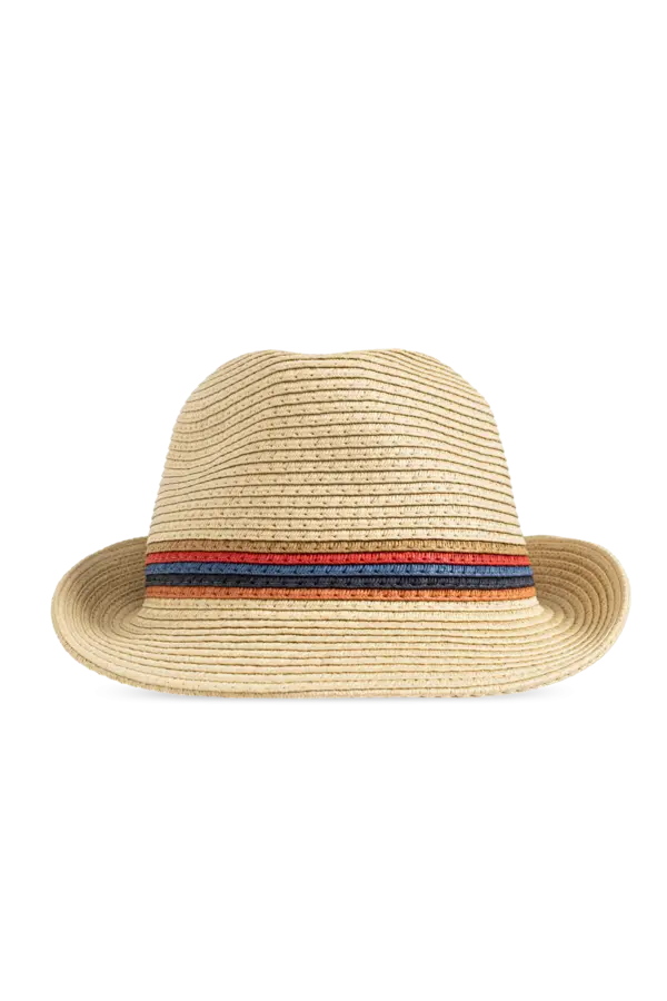 Paul Smith Fedora With Decorative Band - Beige