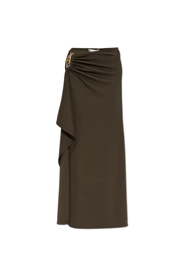 Christopher Esber Occhio Crystal Skirt - Green