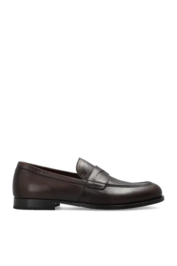 FABI Penny Loafers - Brown
