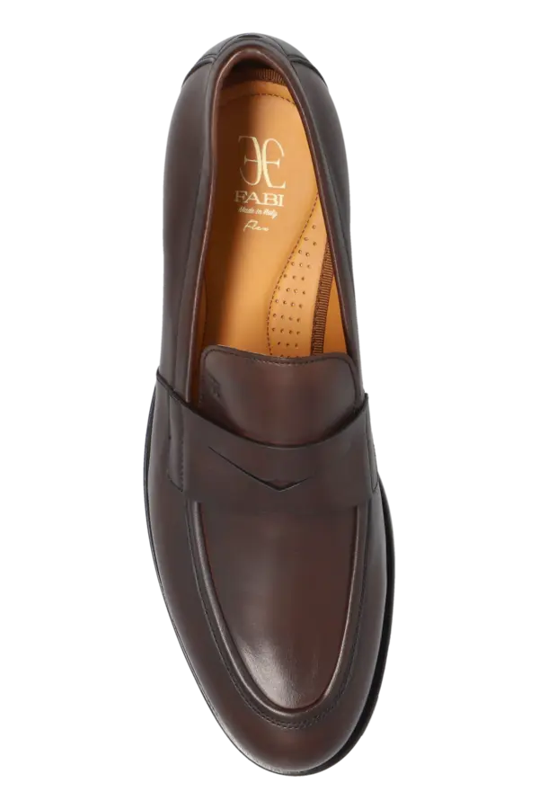 FABI Penny Loafers - Brown