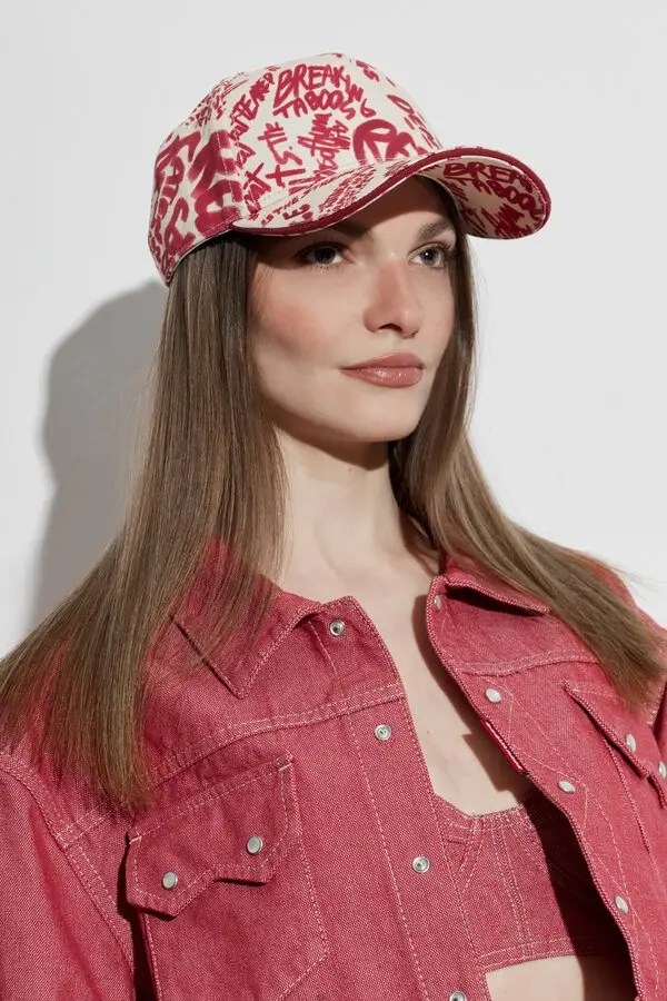 Dsquared2 Printed Baseball Cap - Red