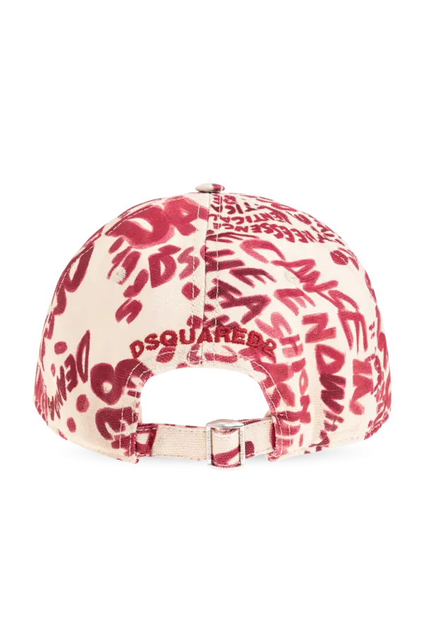 Dsquared2 Printed Baseball Cap - Red