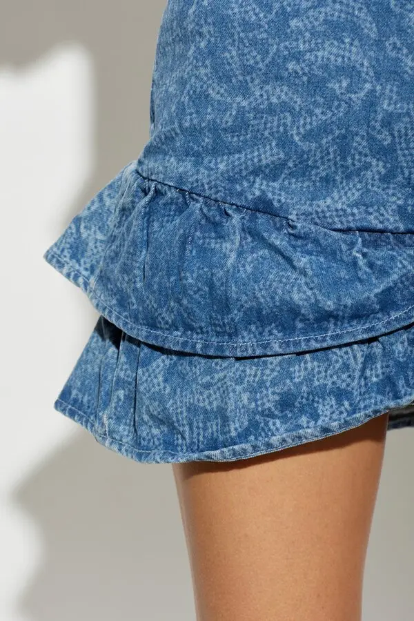 MARANT ETOILE Leyje Denim Mini Skirt