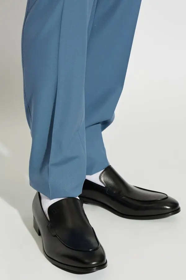 FABI Leather Loafers - Brown