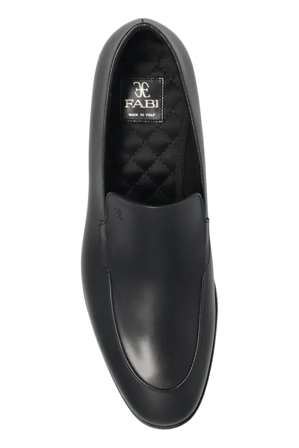 FABI Leather Loafers - Brown