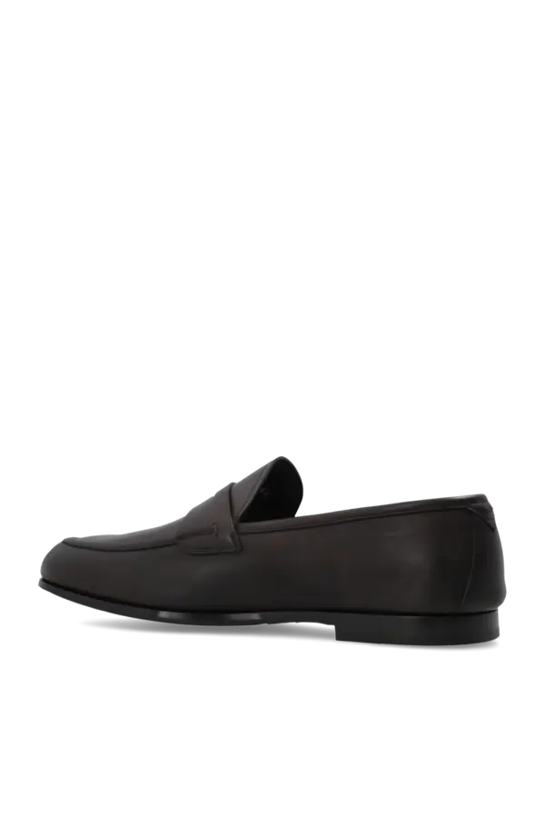 FABI Leather Loafers - Brown