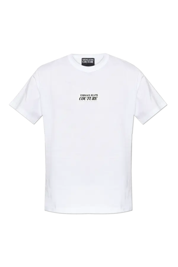 Versace T-shirt With A Rubber Logo Patch