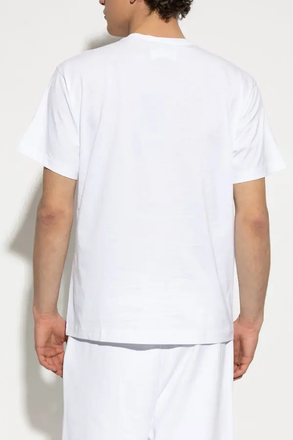 Versace T-shirt With A Rubber Logo Patch